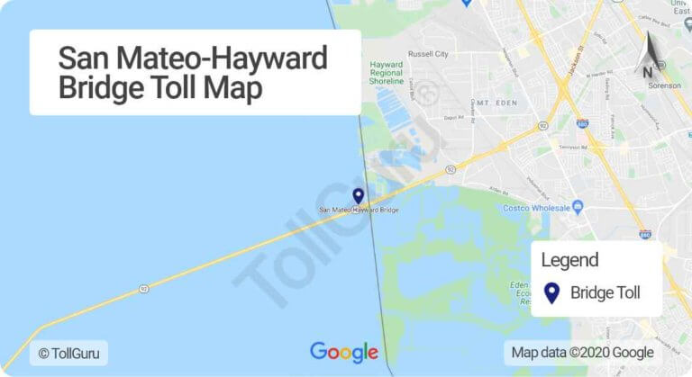 san francisco toll roads map
